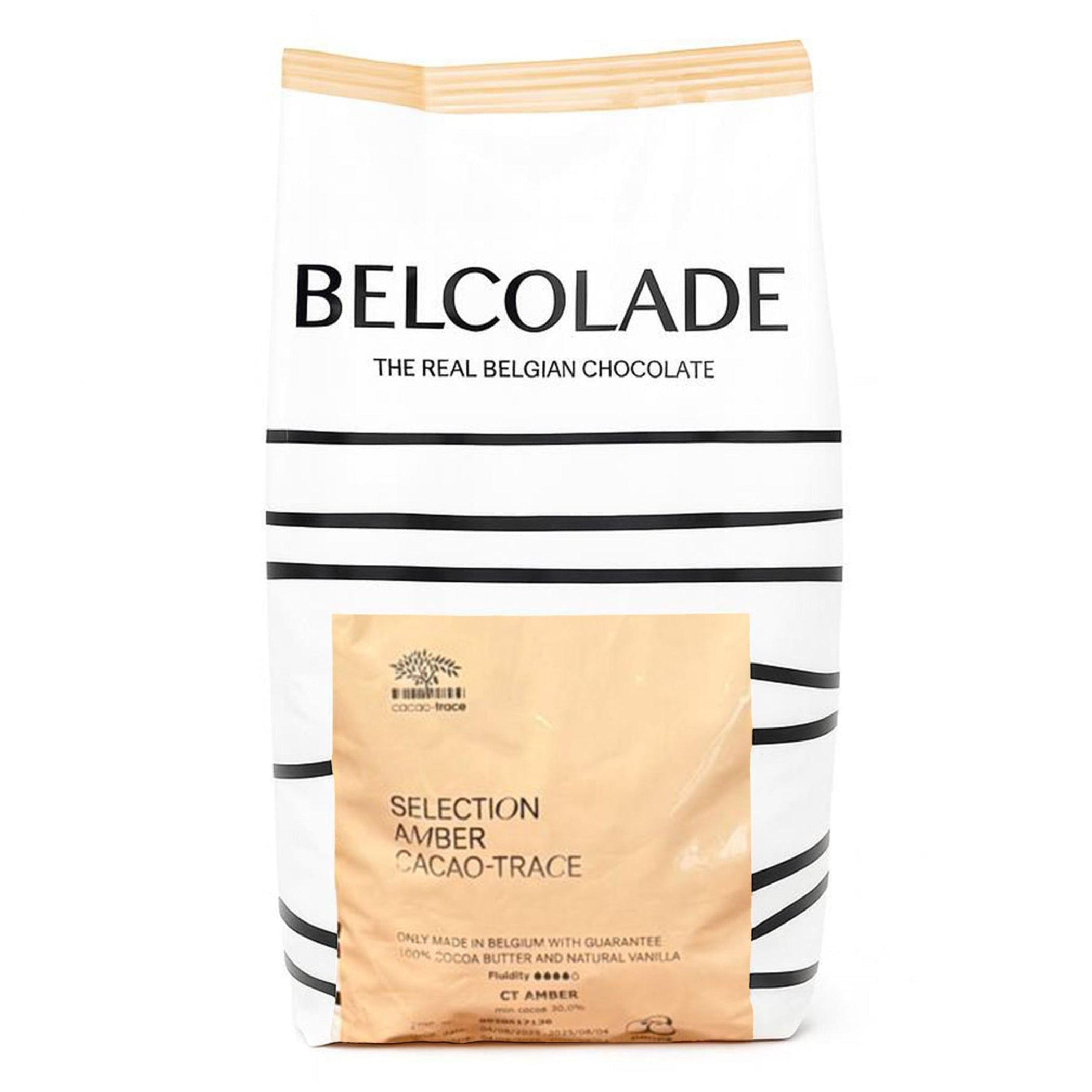 Belcolade 30% Amber Chocolate Drops – LAB1O1