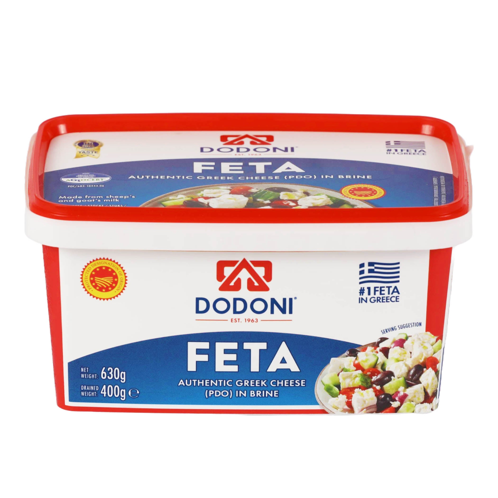 Dodoni Feta PDO in Brine (400 g) – LAB1O1